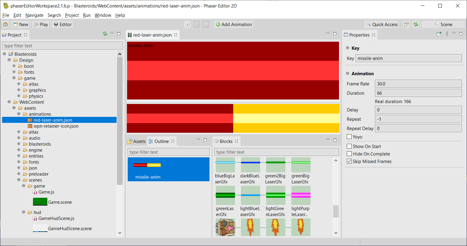 Progress Update Converting The Flash Game Blasteroids To Html5 Using Phaser Part 3 Gameplay
